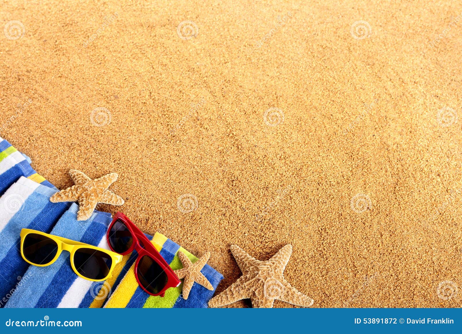 Caribbean Beach Border Copy Space Stock Photo - Image of copyspace ...