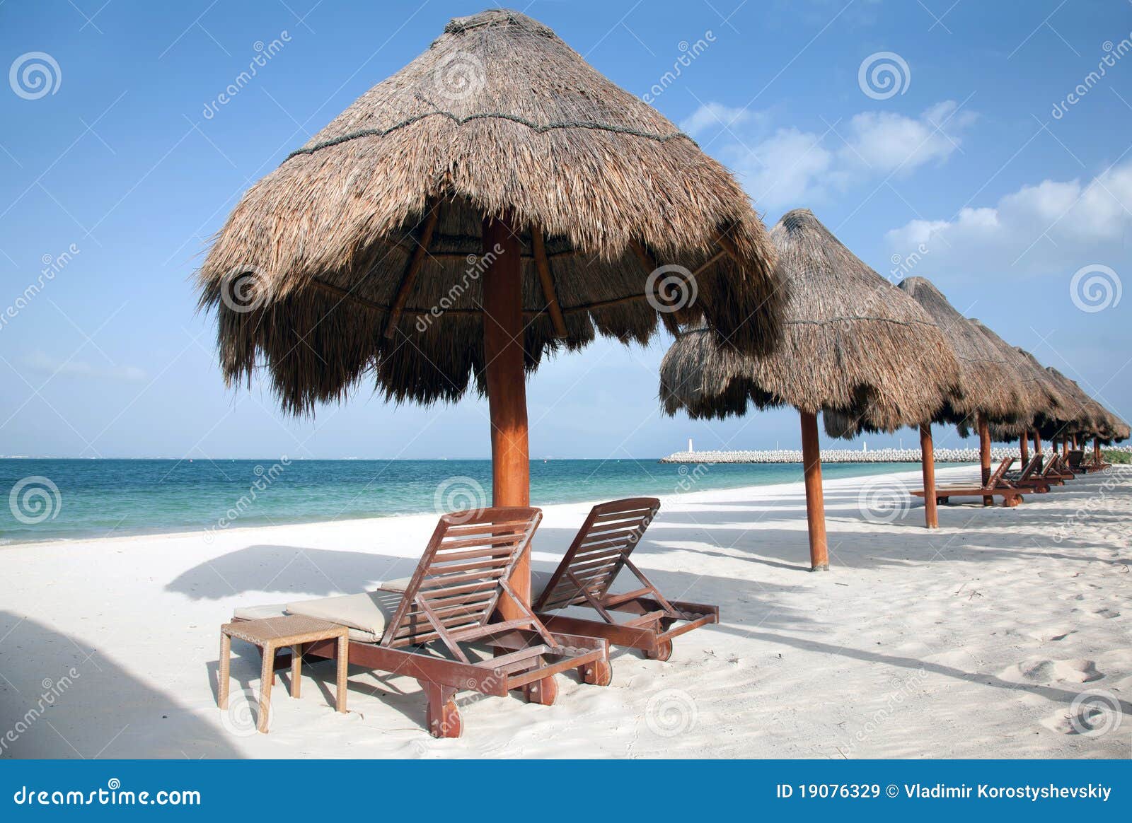 Caribbean beach scene stock image. Image of relaxation - 19076329