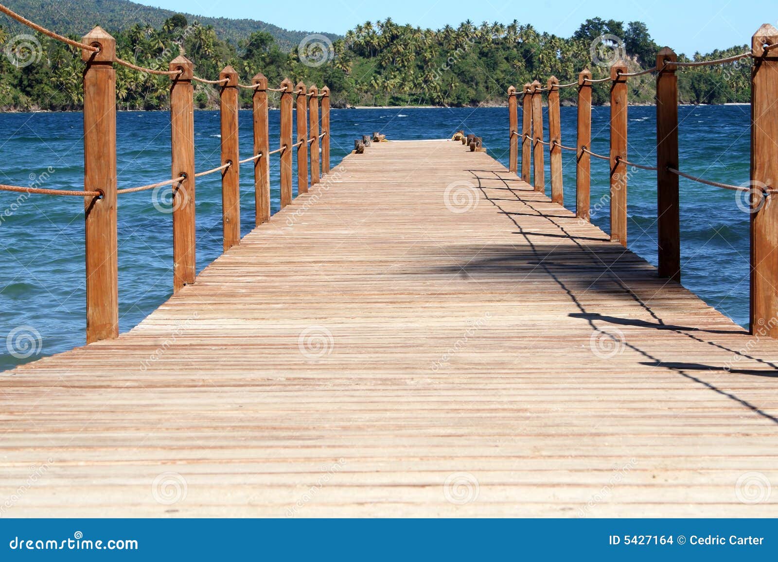 Caribbean board walk stock photo. Image of dock, walk - 5427164
