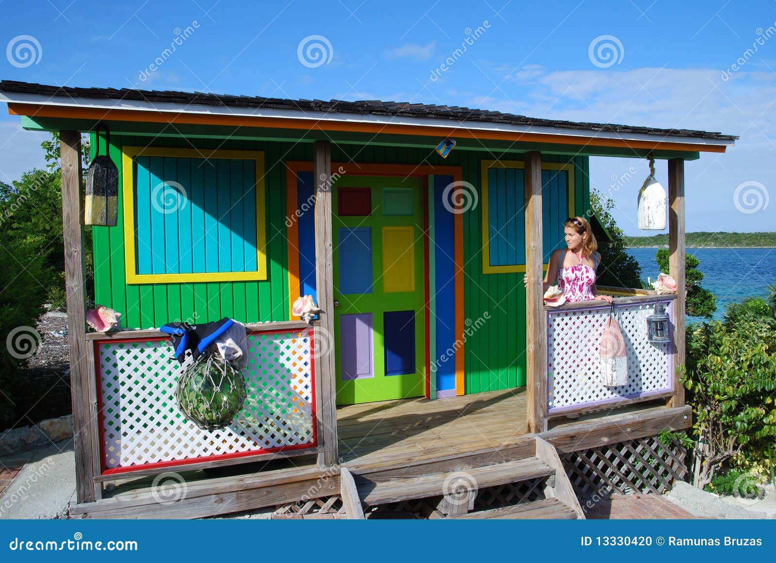 Caribbean Colours stock photo. Image of wooden, vacation - 13330420