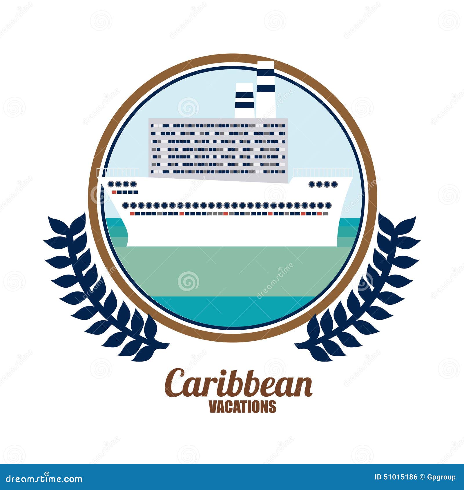 Caribbean Cruise Lines Poster. Modern Lettering Banner. Cruise Liners ...