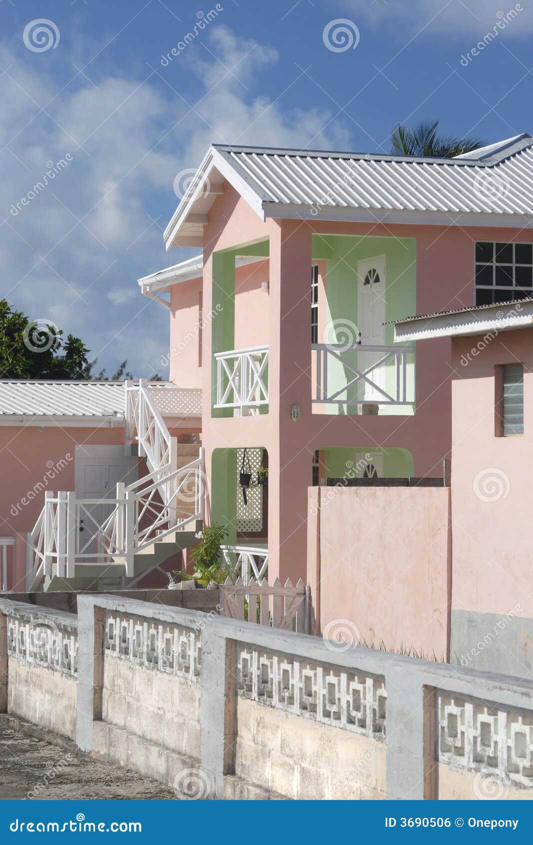 Caribbean Home stock photo. Image of architecture, apartment - 3690506