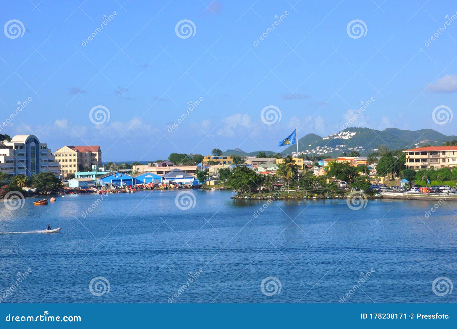 Castries, Saint Lucia editorial photo. Image of paradise - 178238171