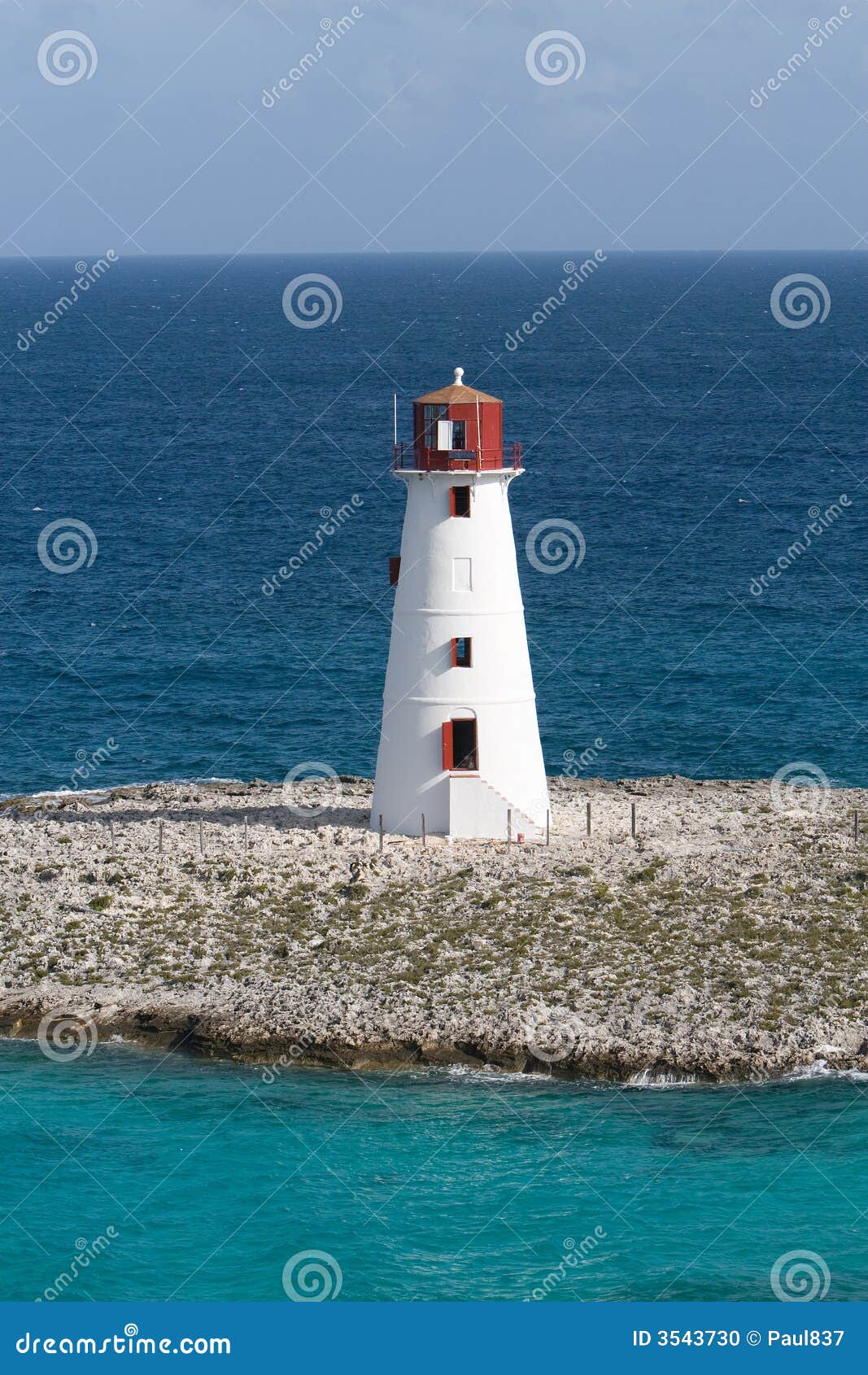 Caribbean Lighthouse stock photo. Image of travel, harbor - 3543730