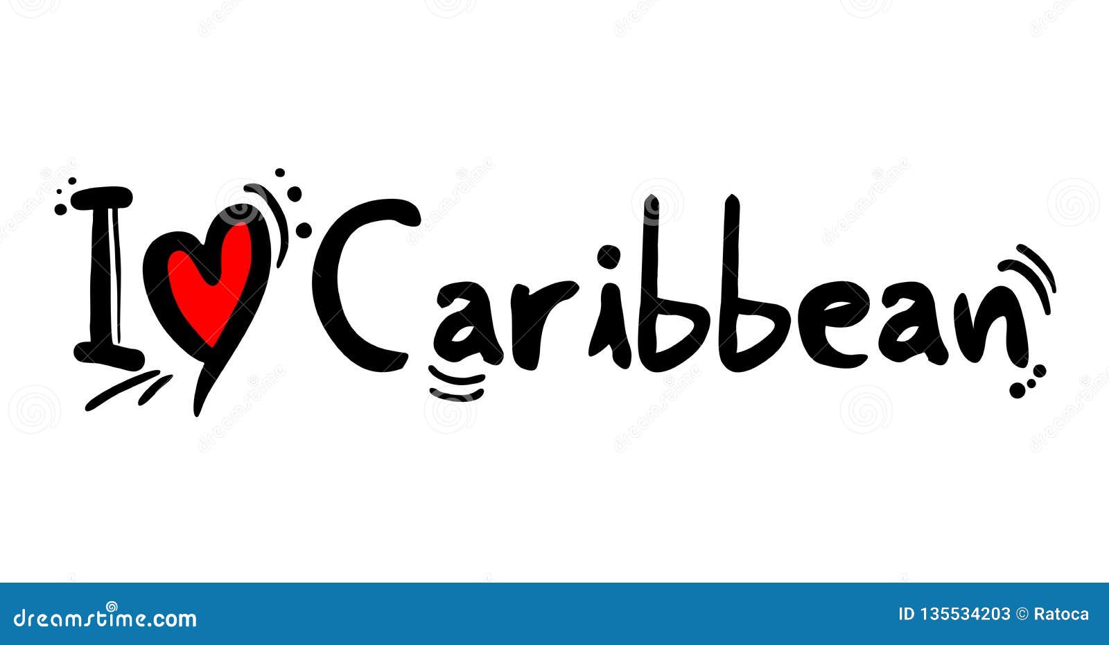 Caribbean music style stock vector. Illustration of heart - 135534203