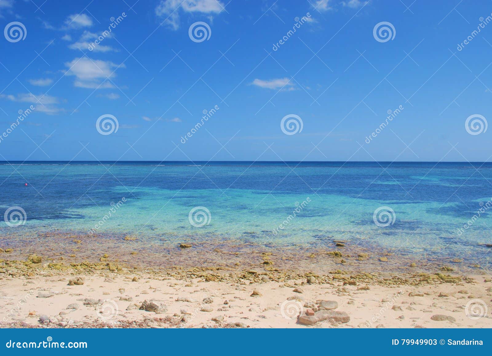 Caribbean Ocean View stock image. Image of sand, caribbean - 79949903
