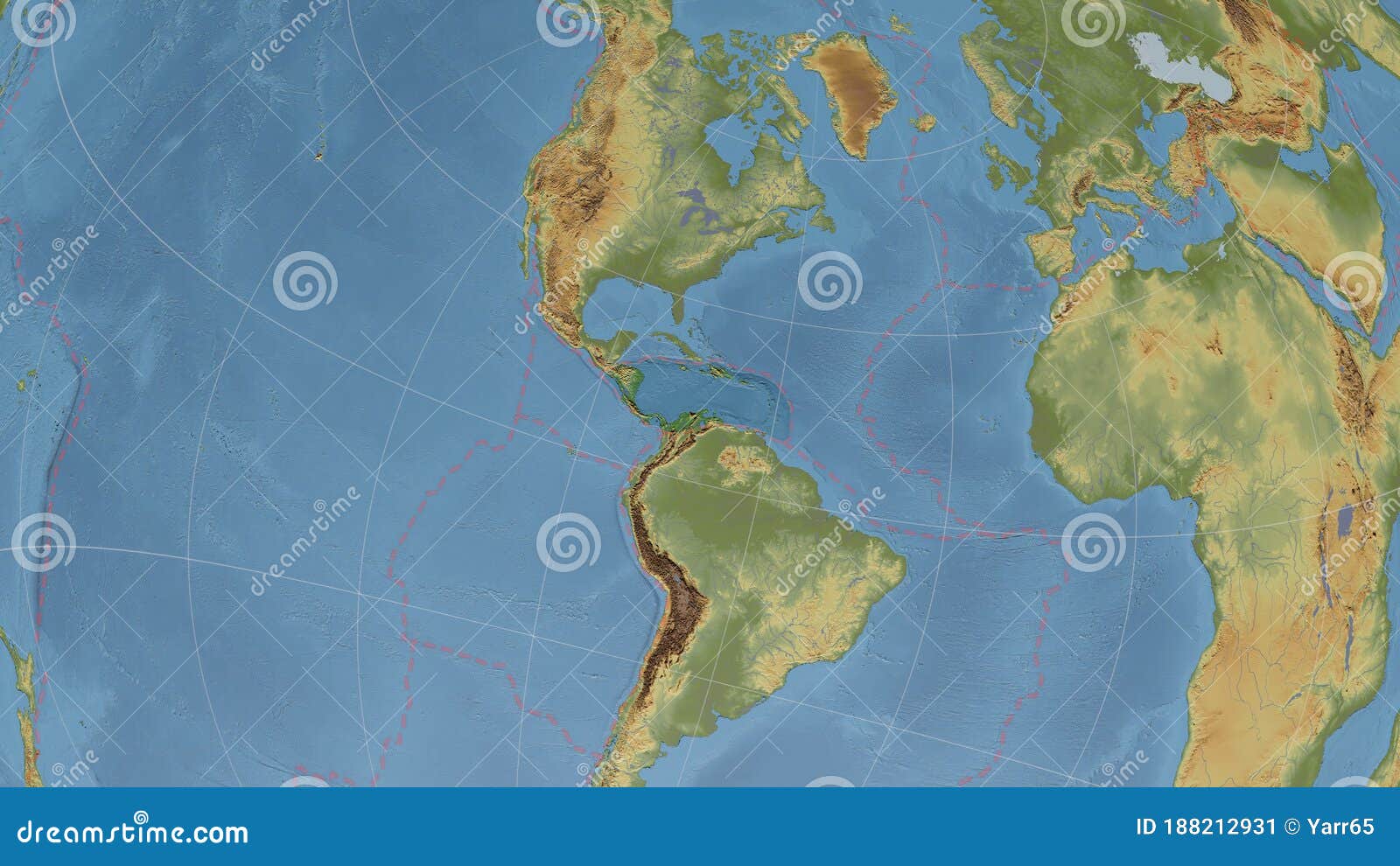 Caribbean Plate Overview - Physical Stock Illustration - Illustration ...