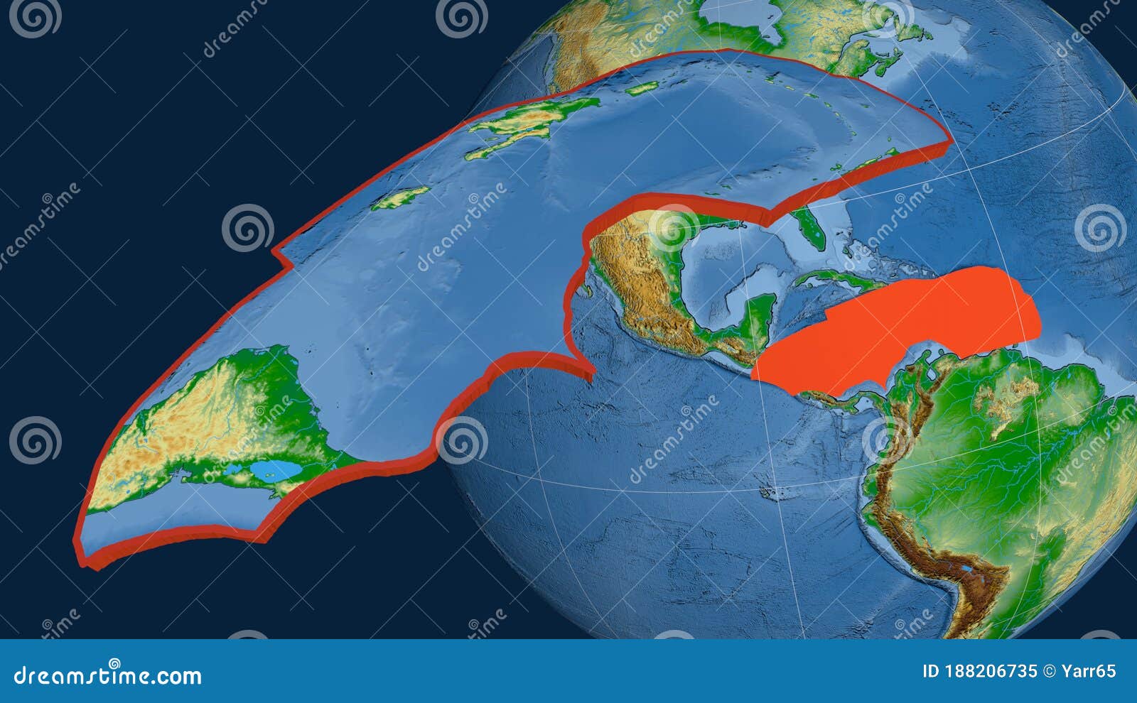 Caribbean Plate Presented - Physical Stock Illustration - Illustration ...