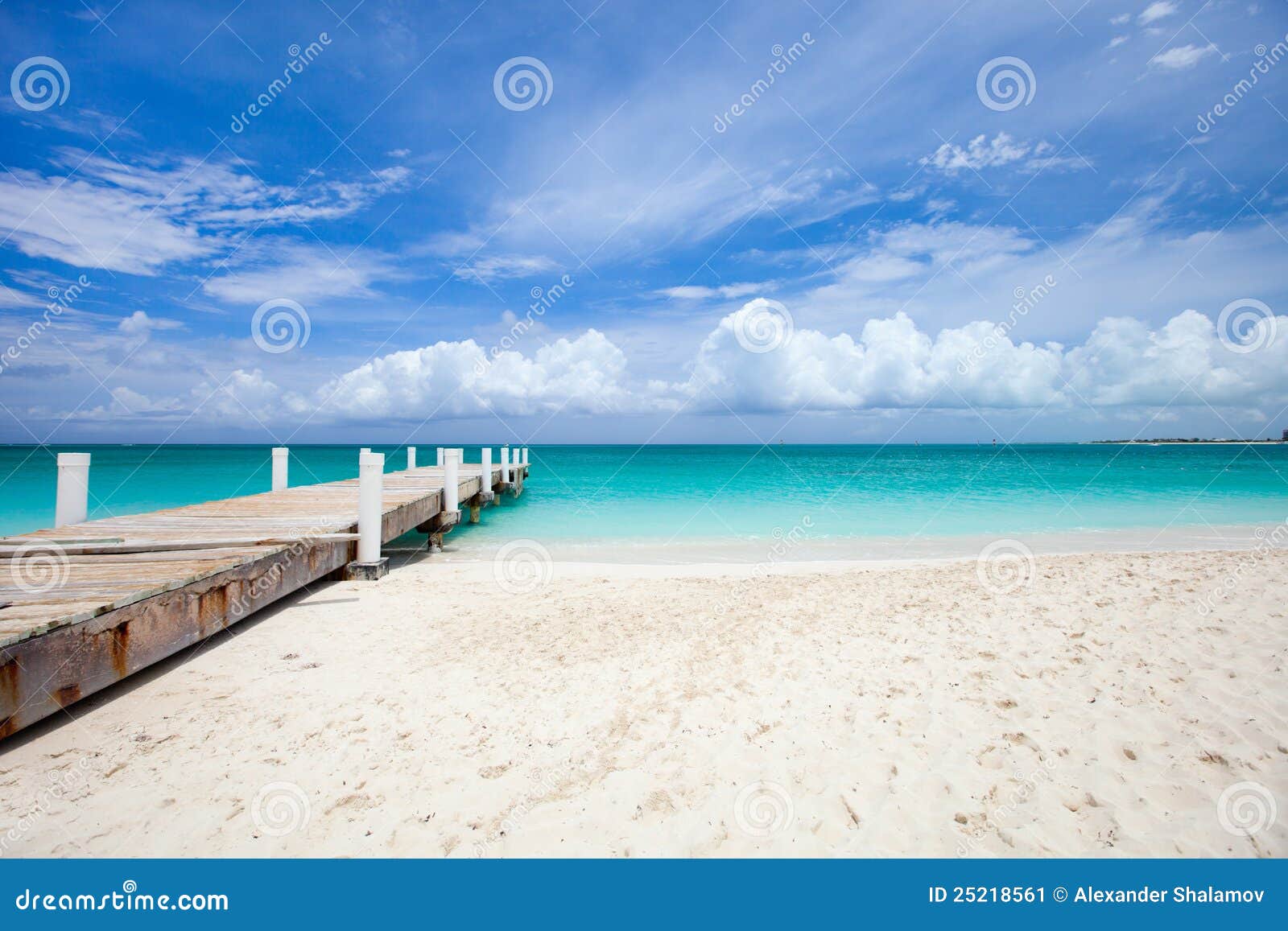 Caribbean sea stock image. Image of island, seaside, sand - 25218561
