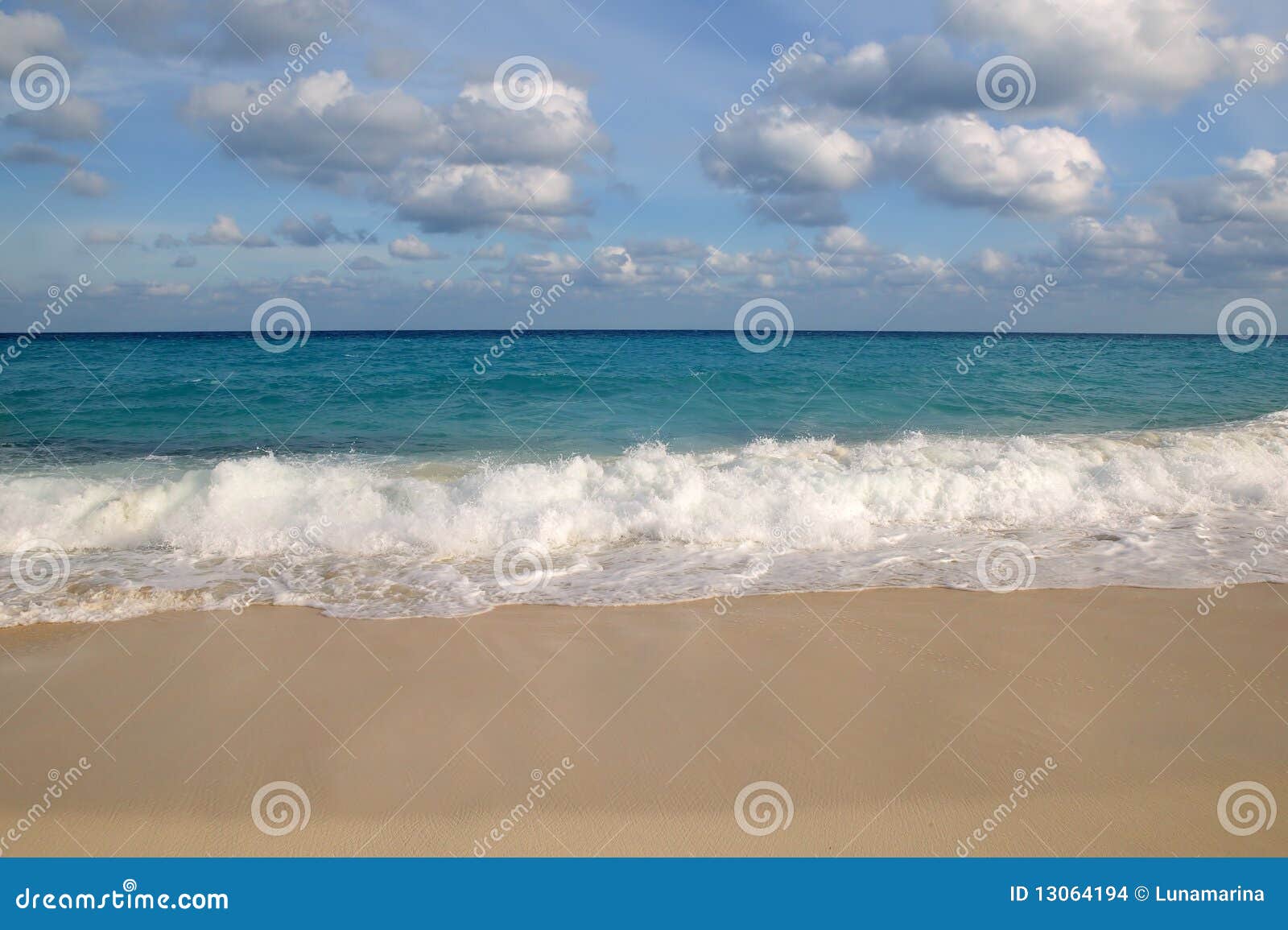 Caribbean turquoise beach stock photo. Image of romantic - 13064194