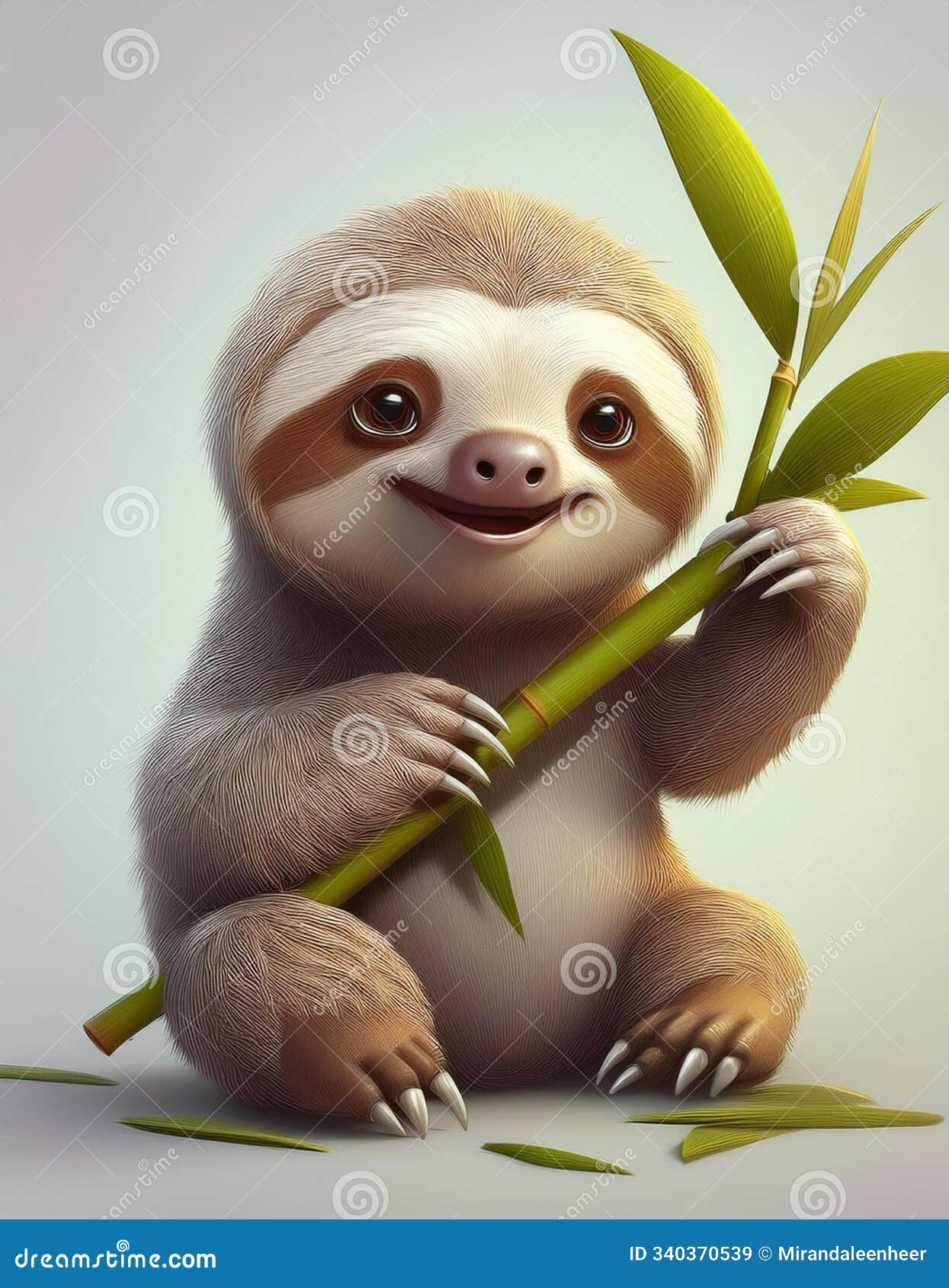 Caricatura Aislada De Sloth Imagen de archivo - Imagen de historieta ...