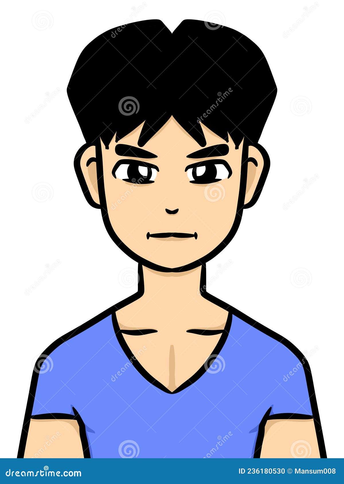 Caricatura De Un Hombre Lindo Sobre Fondo Blanco Stock de ilustración ... Caricatura De Un Hombre Lindo Sobre Fondo Blanco Stock de ilustración ...