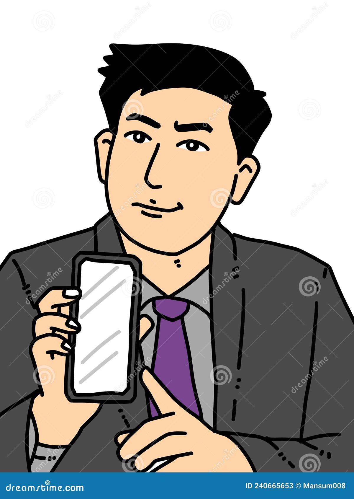 Caricatura De Un Hombre Lindo Sobre Fondo Blanco Stock de ilustración ... Caricatura De Un Hombre Lindo Sobre Fondo Blanco Stock de ilustración ...