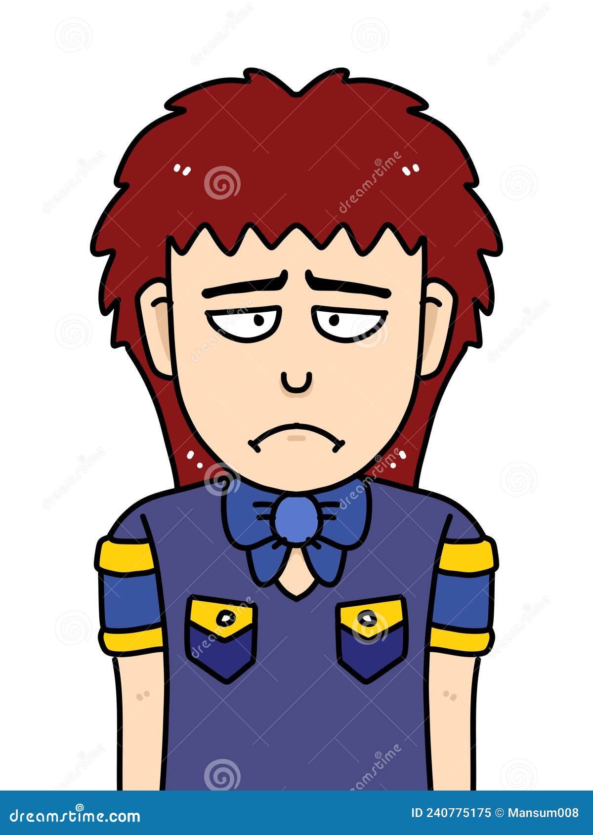 Caricatura De Un Hombre Lindo Sobre Fondo Blanco Stock de ilustración ... Caricatura De Un Hombre Lindo Sobre Fondo Blanco Stock de ilustración ...