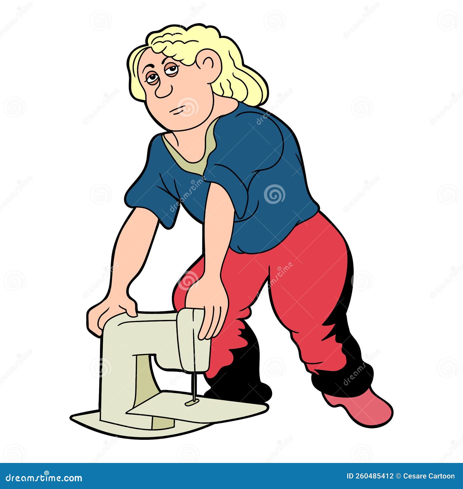 Caricatura modisto ilustración del vector. Ilustración de mascota ...