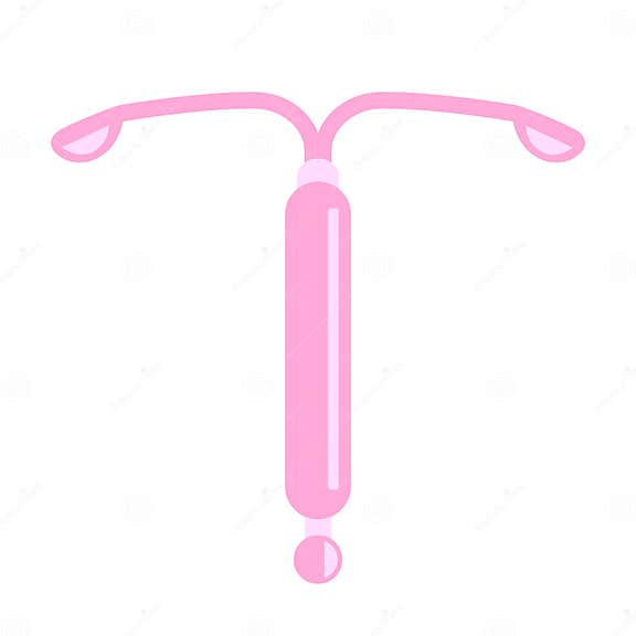Caricatura Vectorial De Dispositivo Intrauterino Iud Ilustración Del