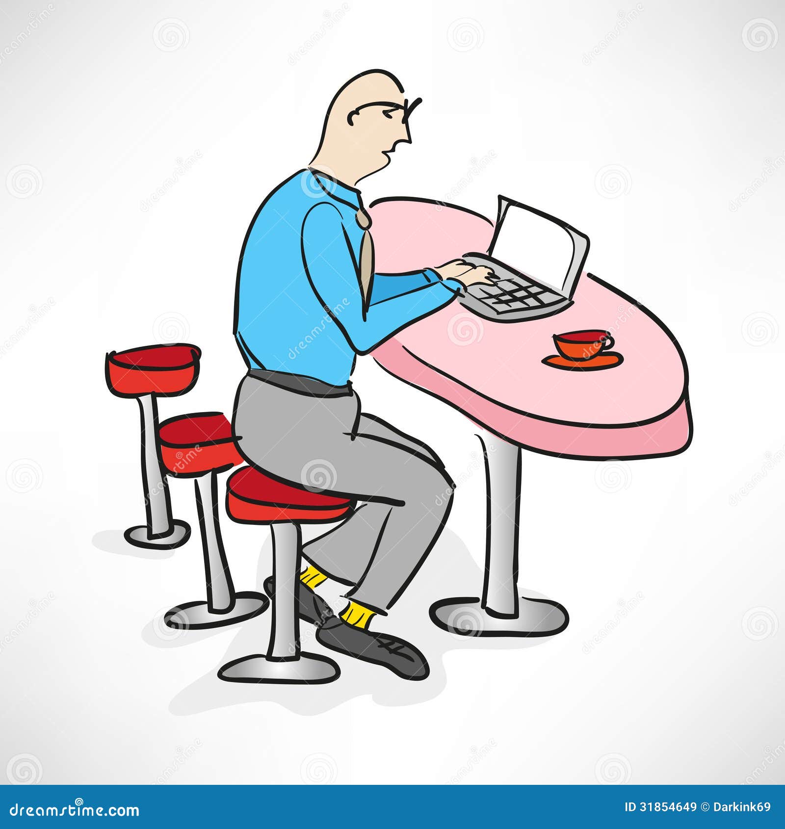 Caricature Of Businessman Stock Photo | CartoonDealer.com #33194472