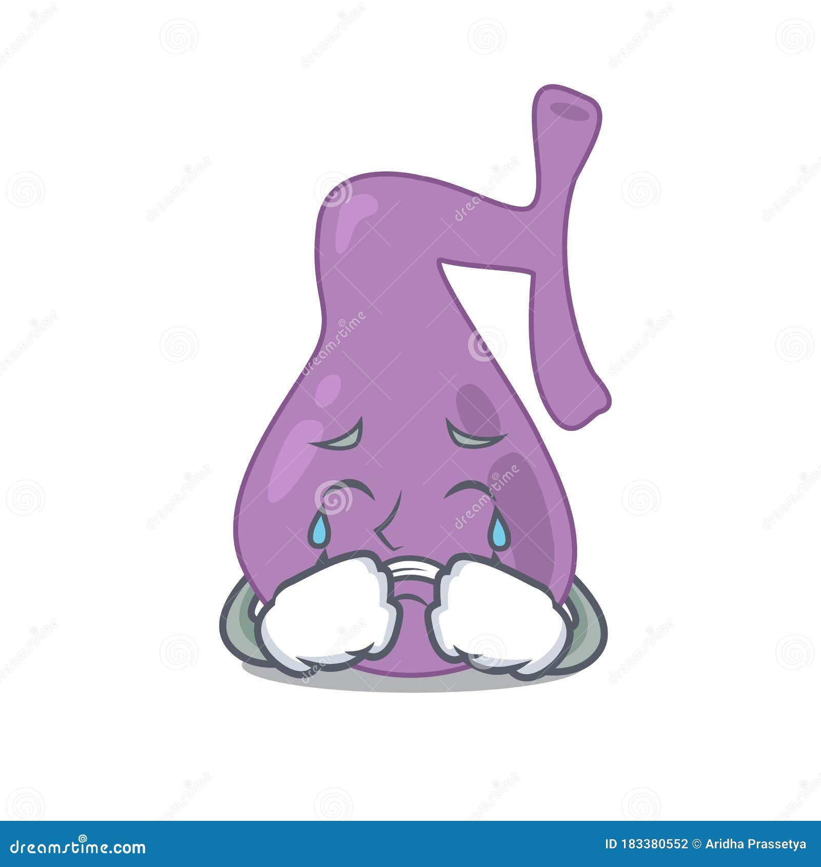 Caricature Design Of Gall Bladder Having A Sad Face Stock Vector ...