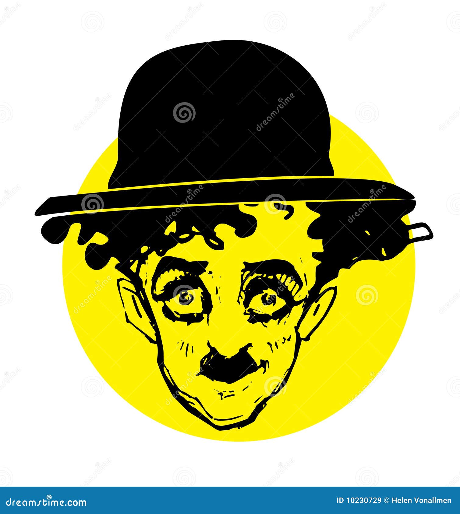 Caricature Series: Charlie Chaplin Editorial Stock Image - Illustration ...