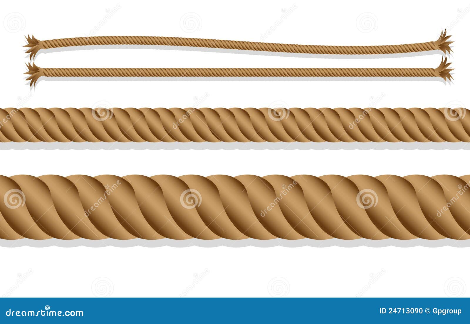 Caricatures Of Braided Rope Vector Illustration | CartoonDealer.com ...