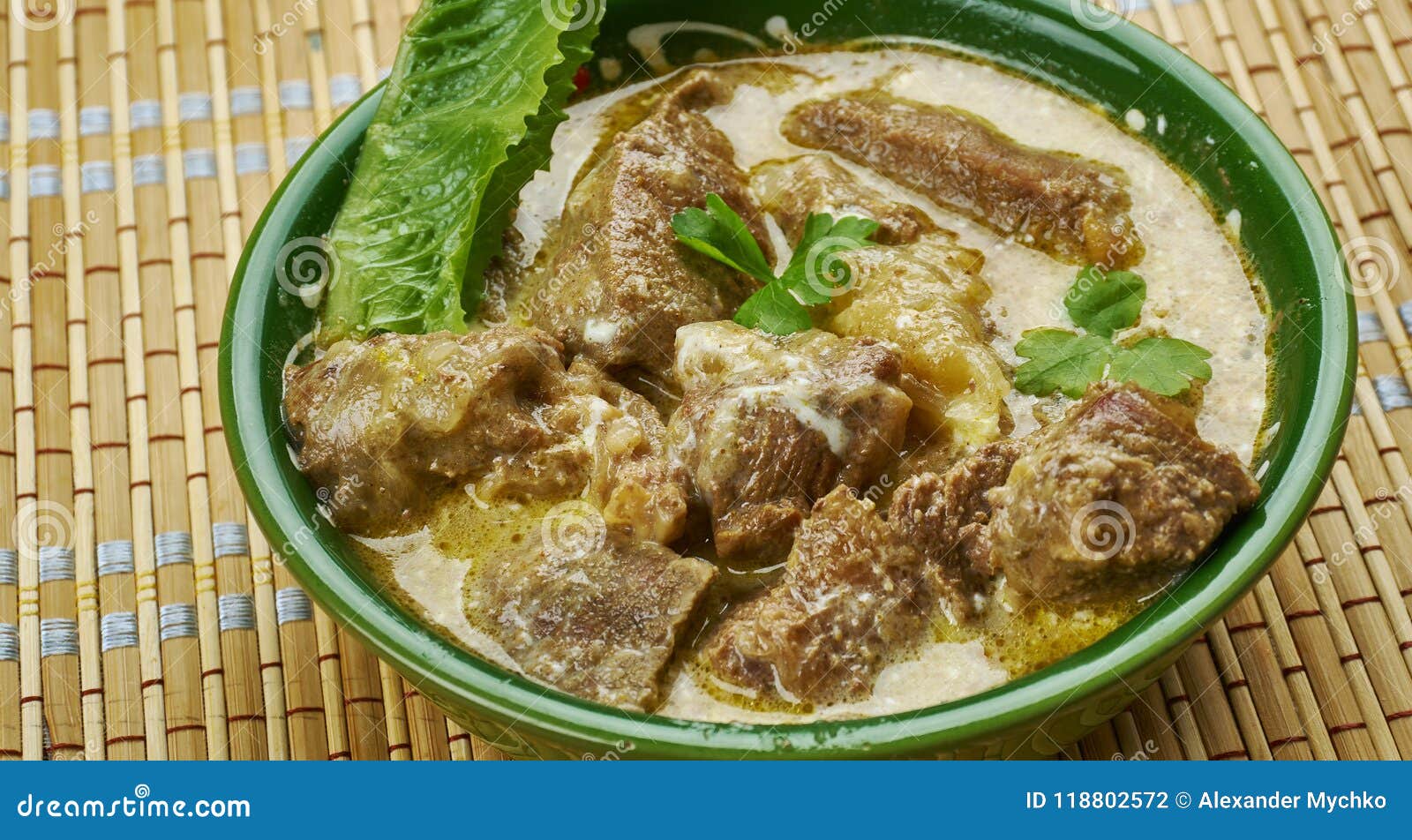 Caril Simples Da Carne De Carneiro Foto de Stock - Imagem de caril ...