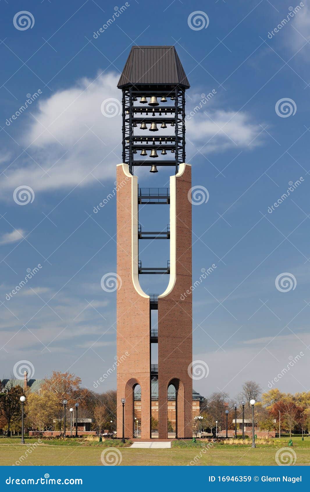 Carillon bell tower stock image. Image of university - 16946359