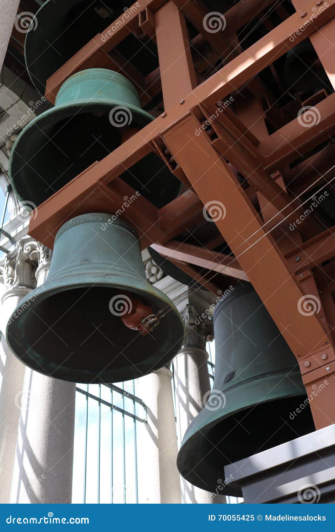 Carillon bells stock image. Image of tower, chime, ring - 70055425