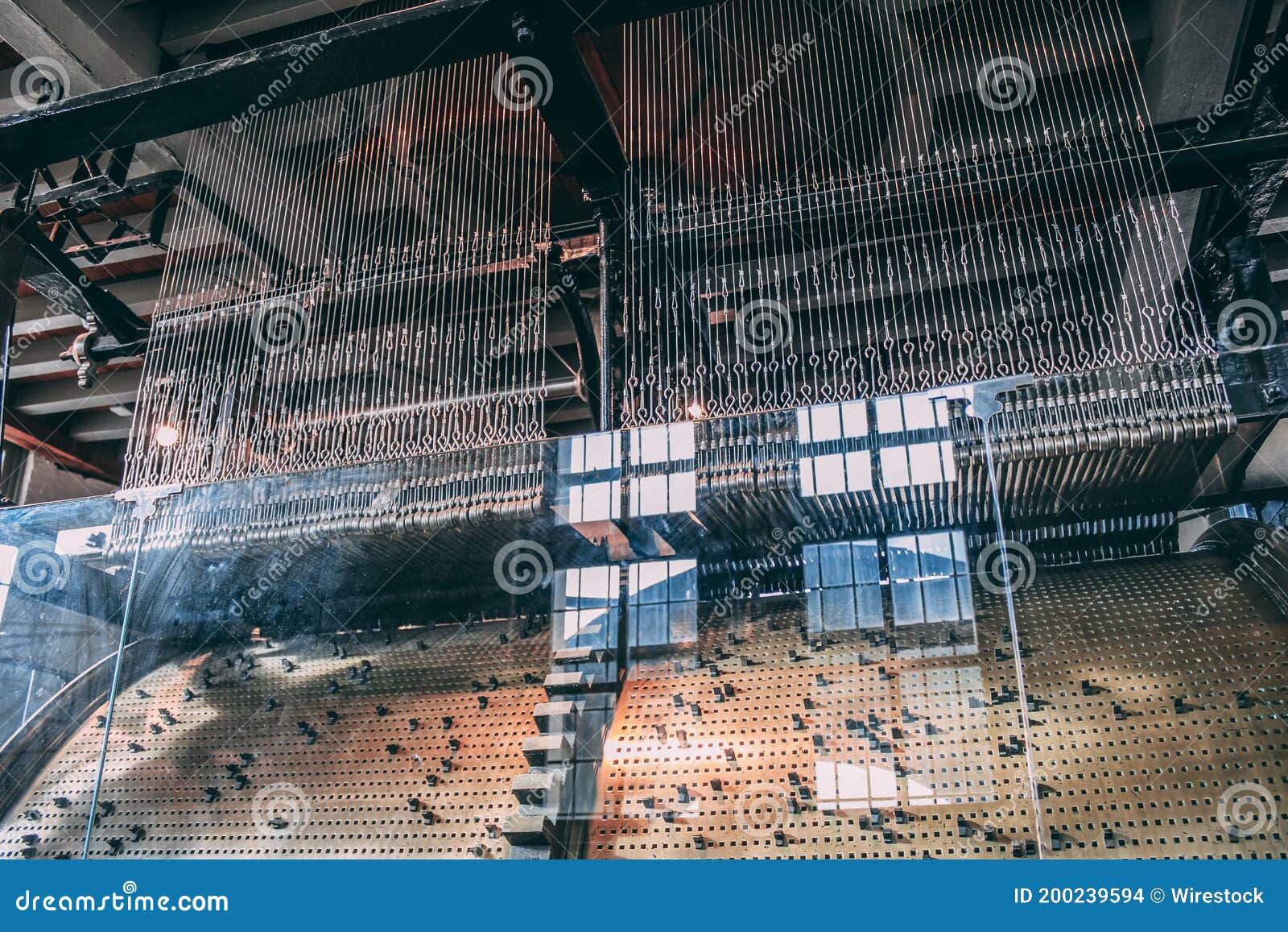 The Carillon Inside the World-famous Bell Tower of the Belfry Stock ...