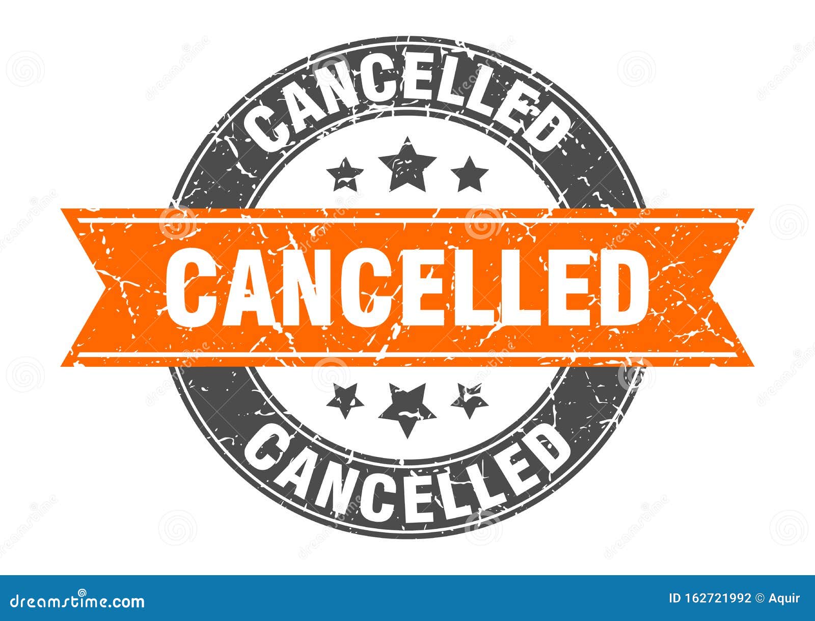 Carimbo cancelado ilustração do vetor. Ilustração de fundo - 162721992