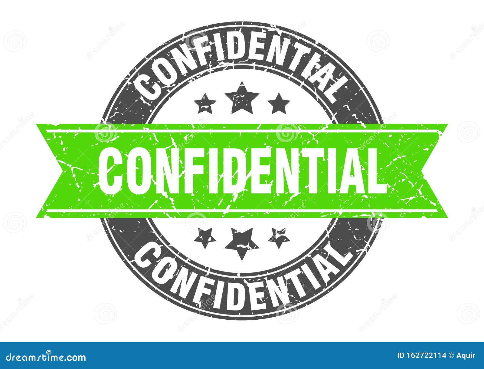 Carimbo confidencial ilustração do vetor. Ilustração de emblema - 162722114