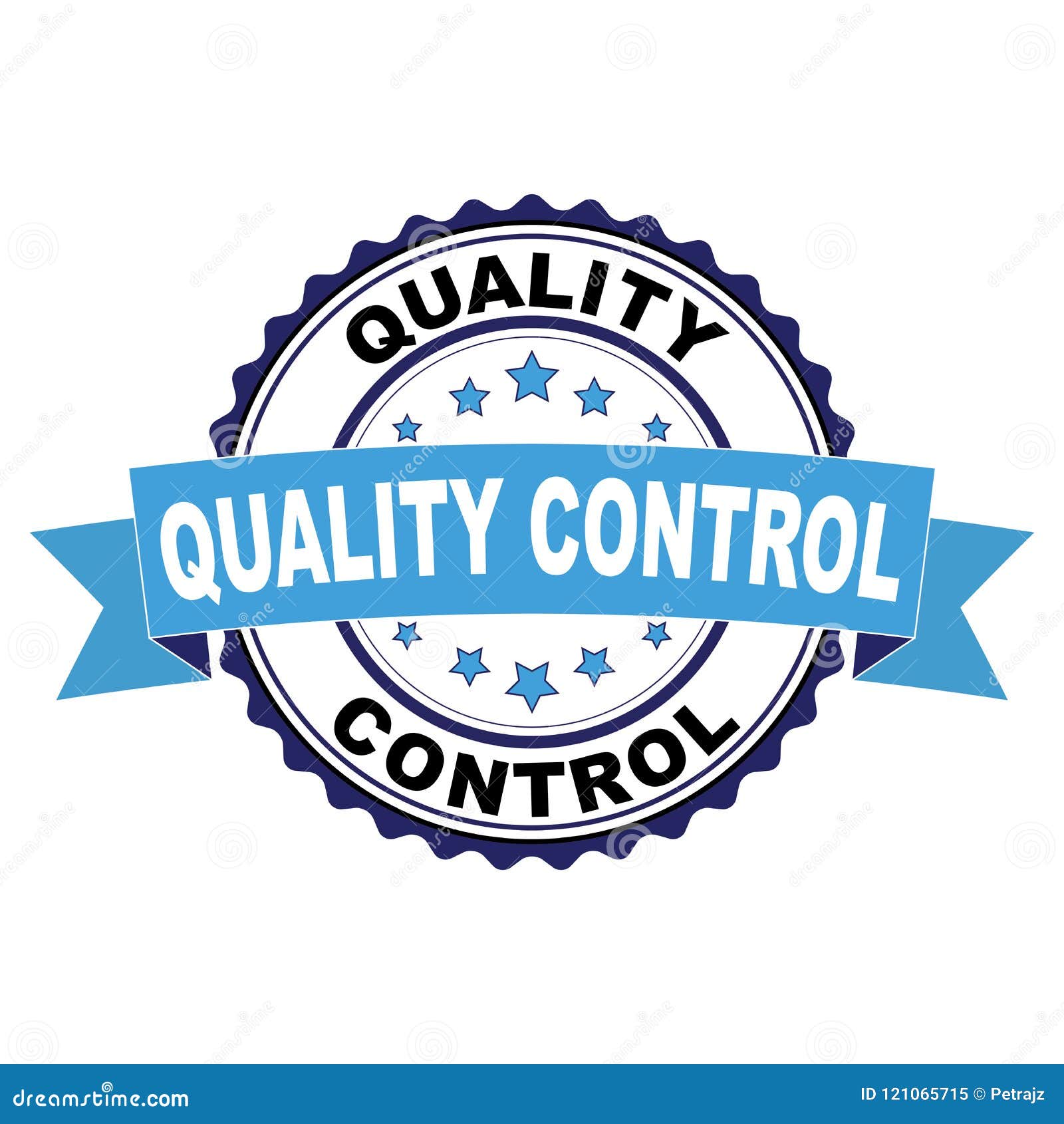 Carimbo De Borracha Com Conceito De Controle Da Qualidade Ilustração do ...