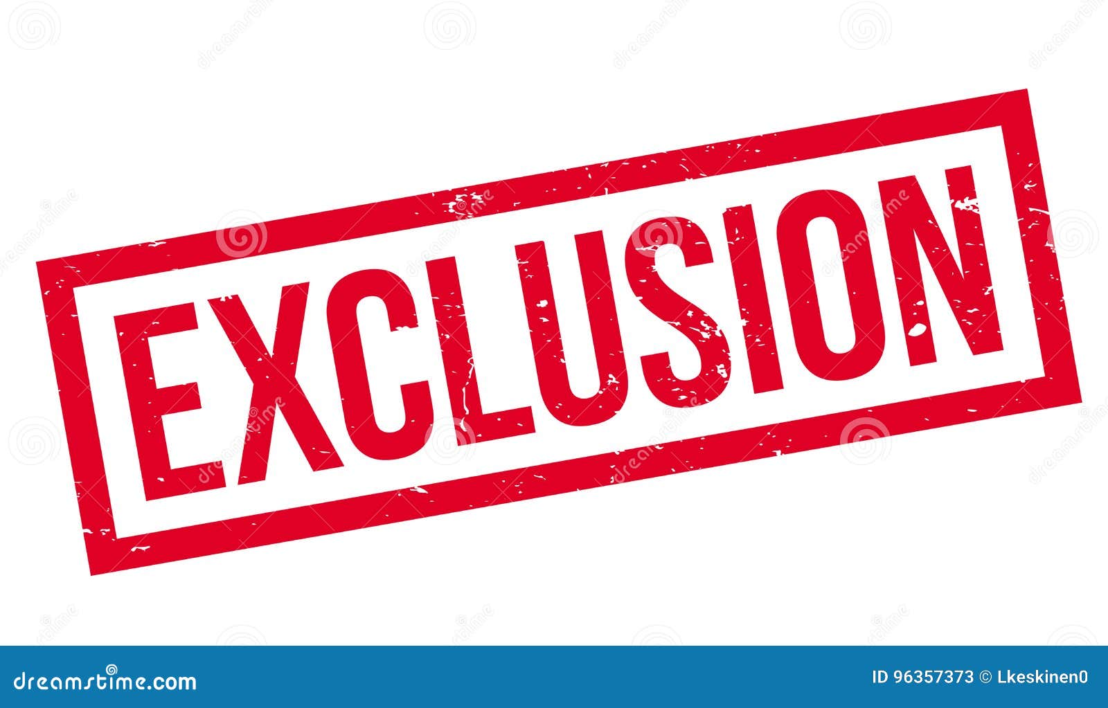 Carimbo De Borracha Da Exclusão Ilustração do Vetor - Ilustração de ...