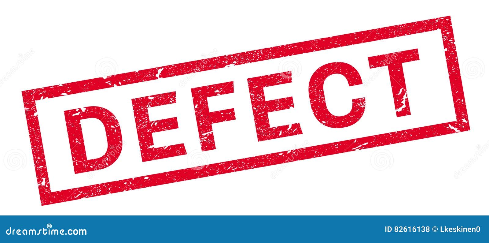 Carimbo De Borracha Do Defeito Ilustração do Vetor - Ilustração de ...