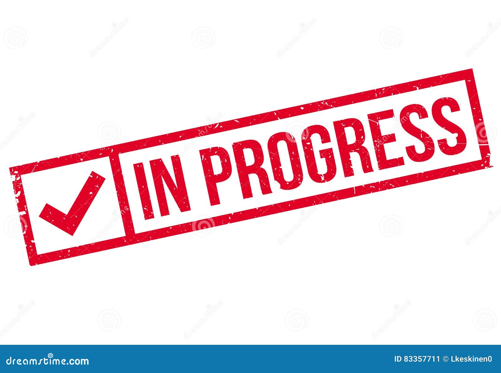 Carimbo De Borracha Em Andamento Ilustração do Vetor - Ilustração de ...