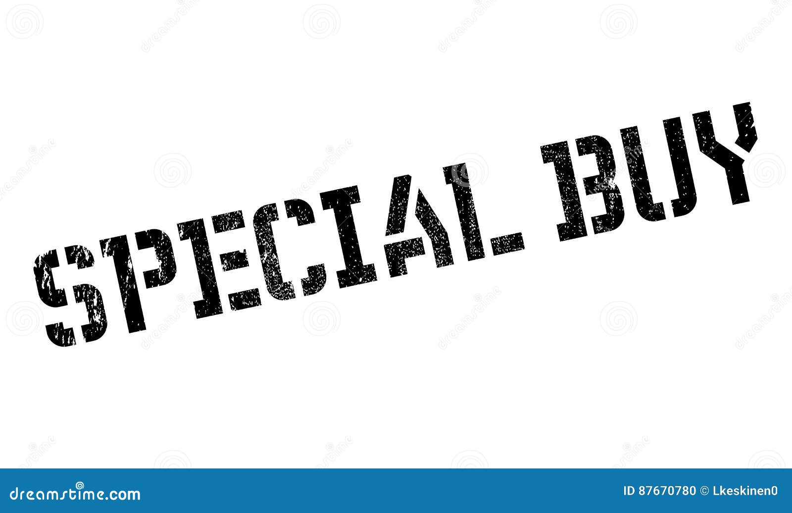 Carimbo De Borracha Especial Da Compra Ilustração do Vetor - Ilustração ...