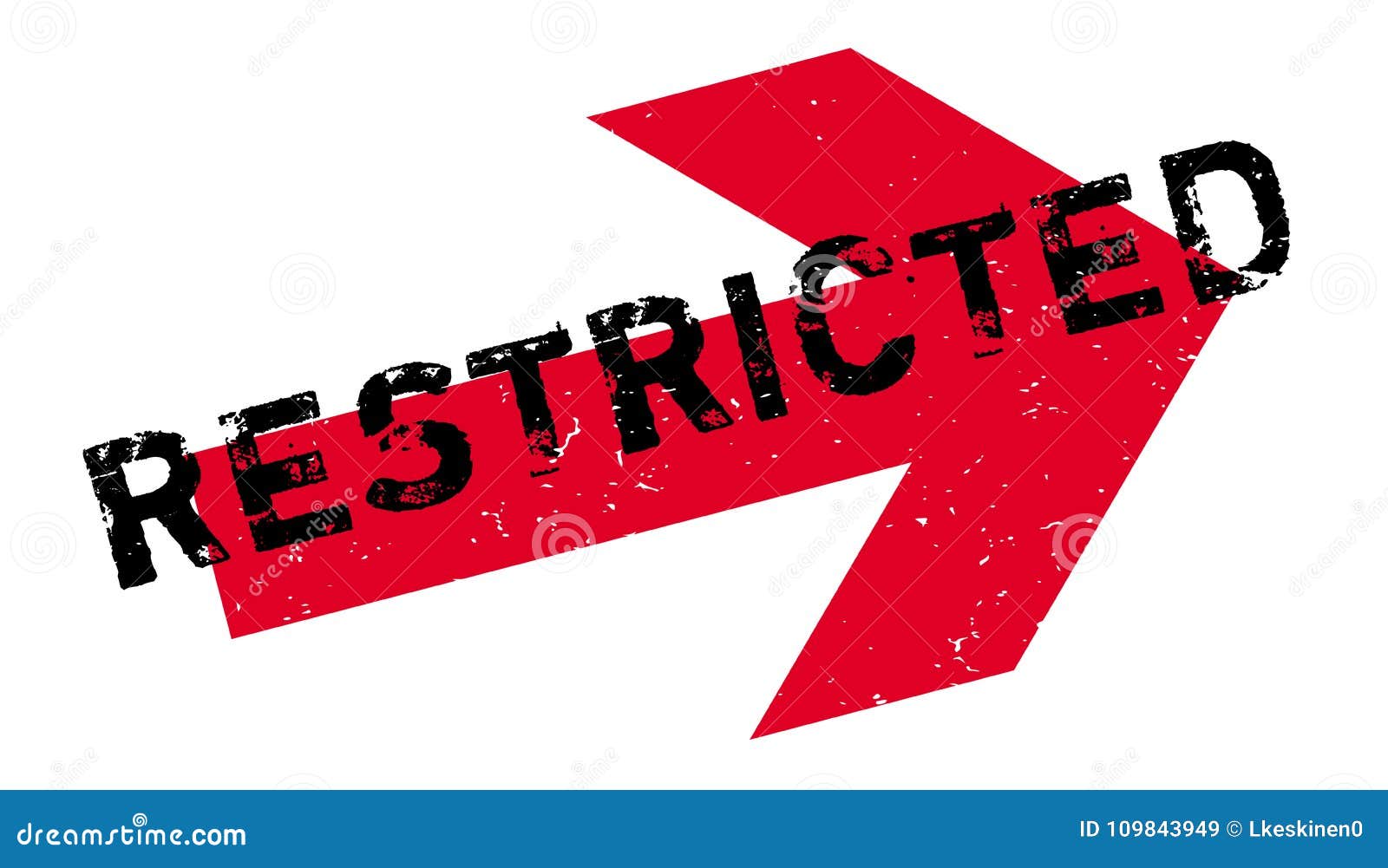 Carimbo De Borracha Restrito Ilustração do Vetor - Ilustração de negue ...
