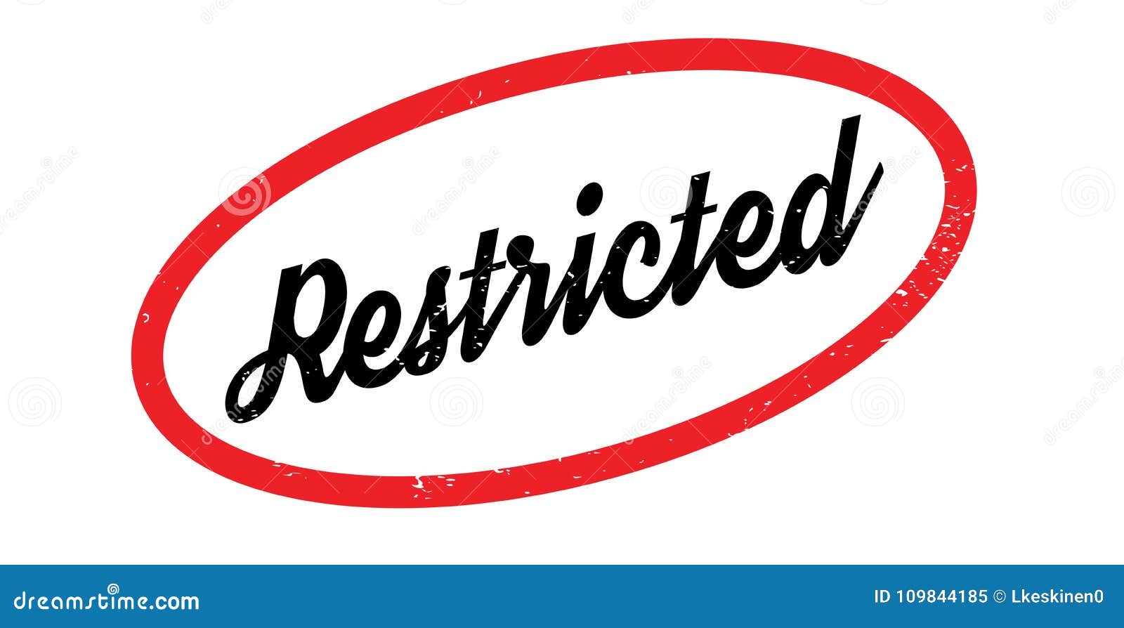 Carimbo De Borracha Restrito Ilustração do Vetor - Ilustração de barra ...