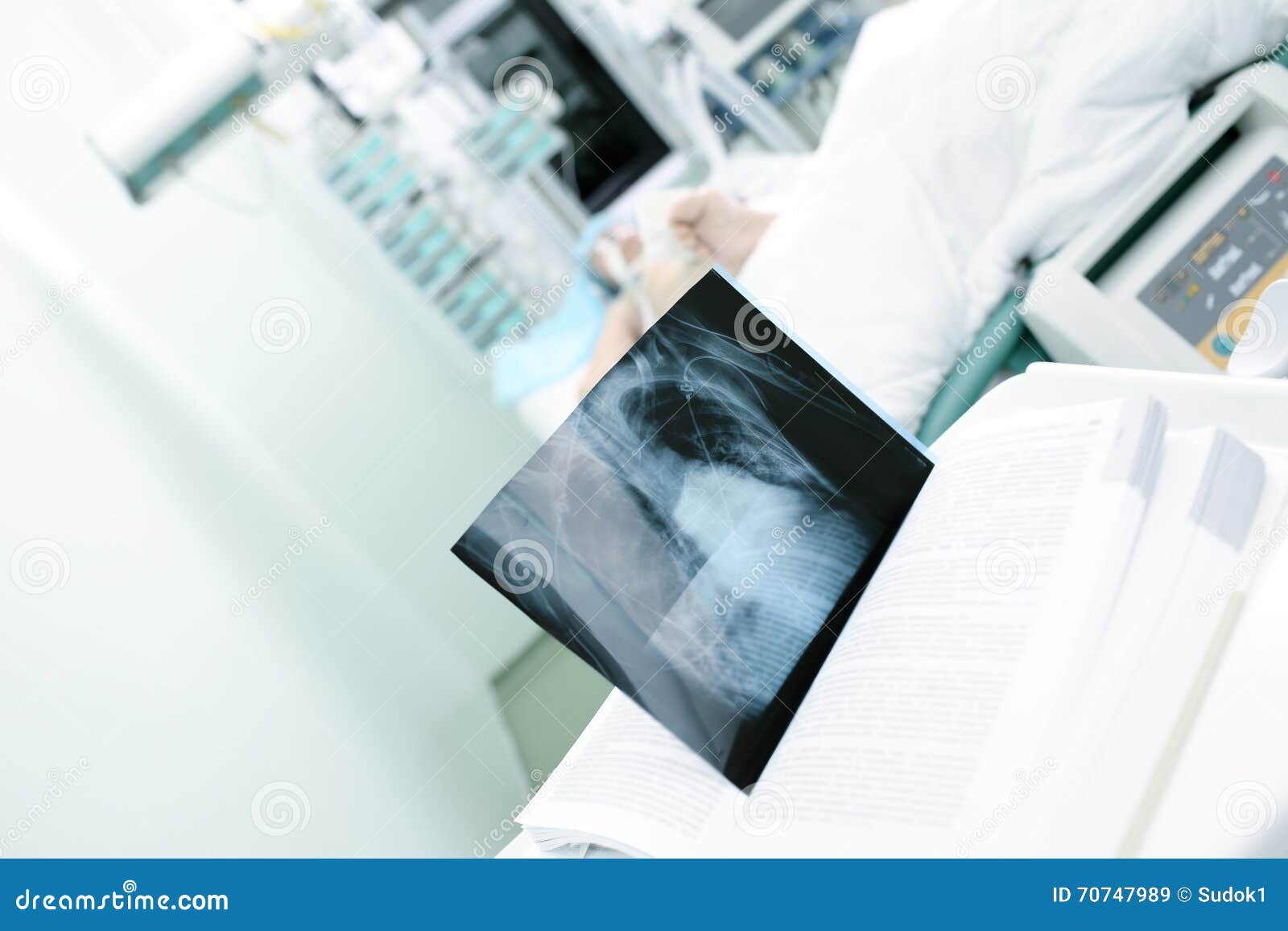 Caring for Critically Ill Patient in ICU Stock Image - Image of ...