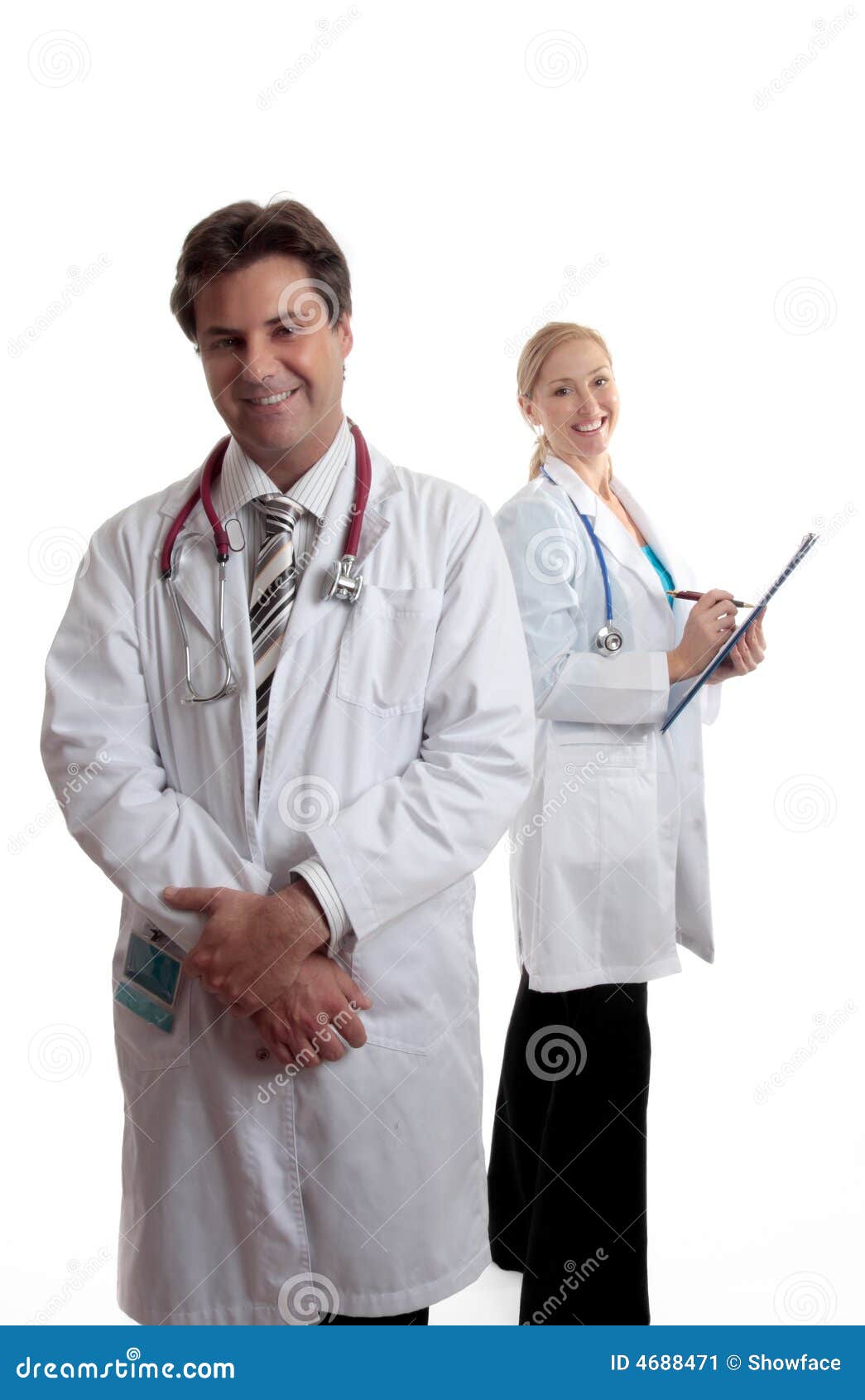 Caring Doctors or Medical Professionals Stock Image - Image of coat ...