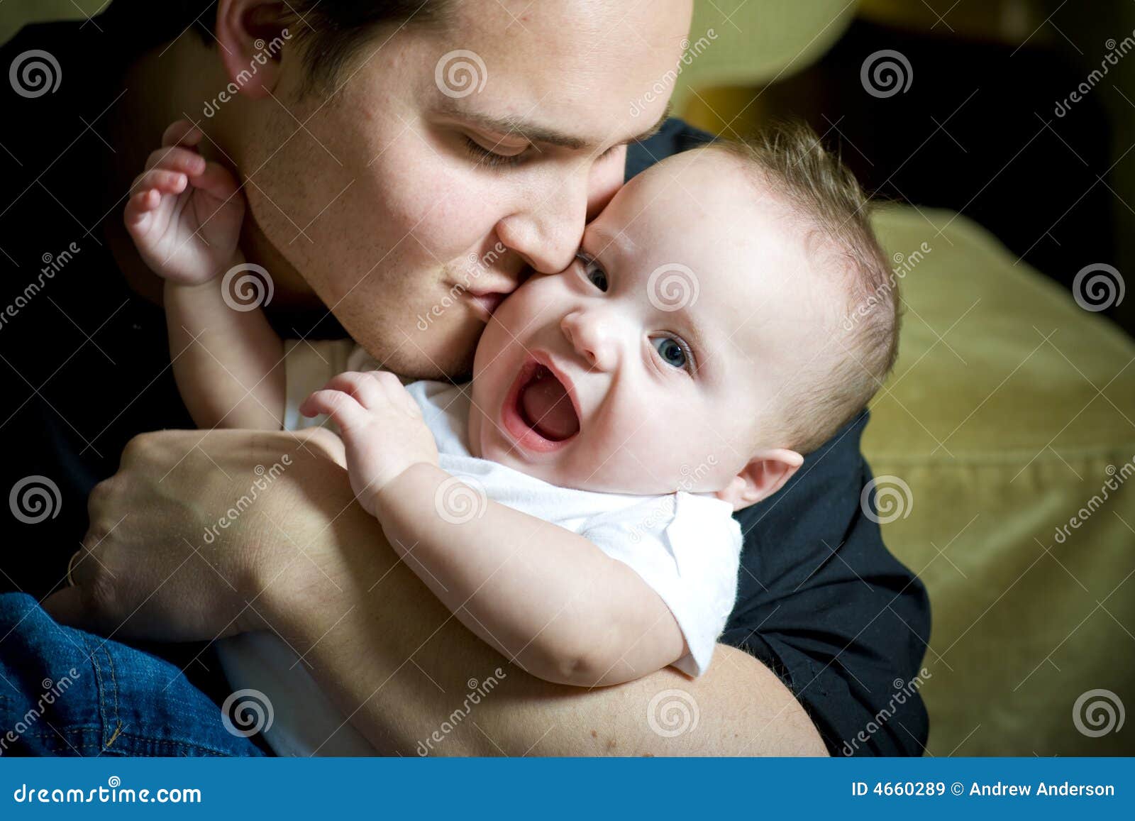 Caring Father stock image. Image of faces, adopted, beautiful - 4660289