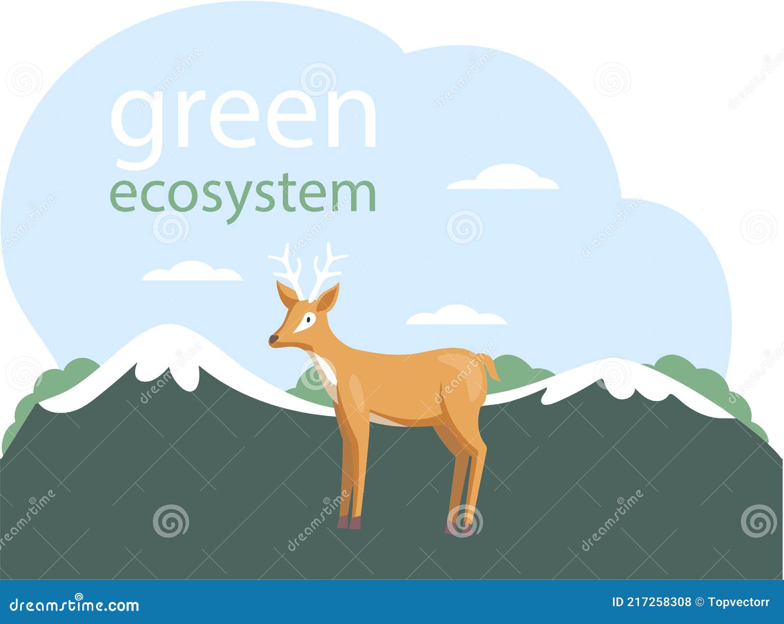 Caring for Green Ecosystem. Representative of Biodiversity of Planet ...