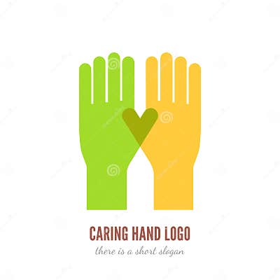 Caring hand logo stock vector. Illustration of idea, friends - 51478689