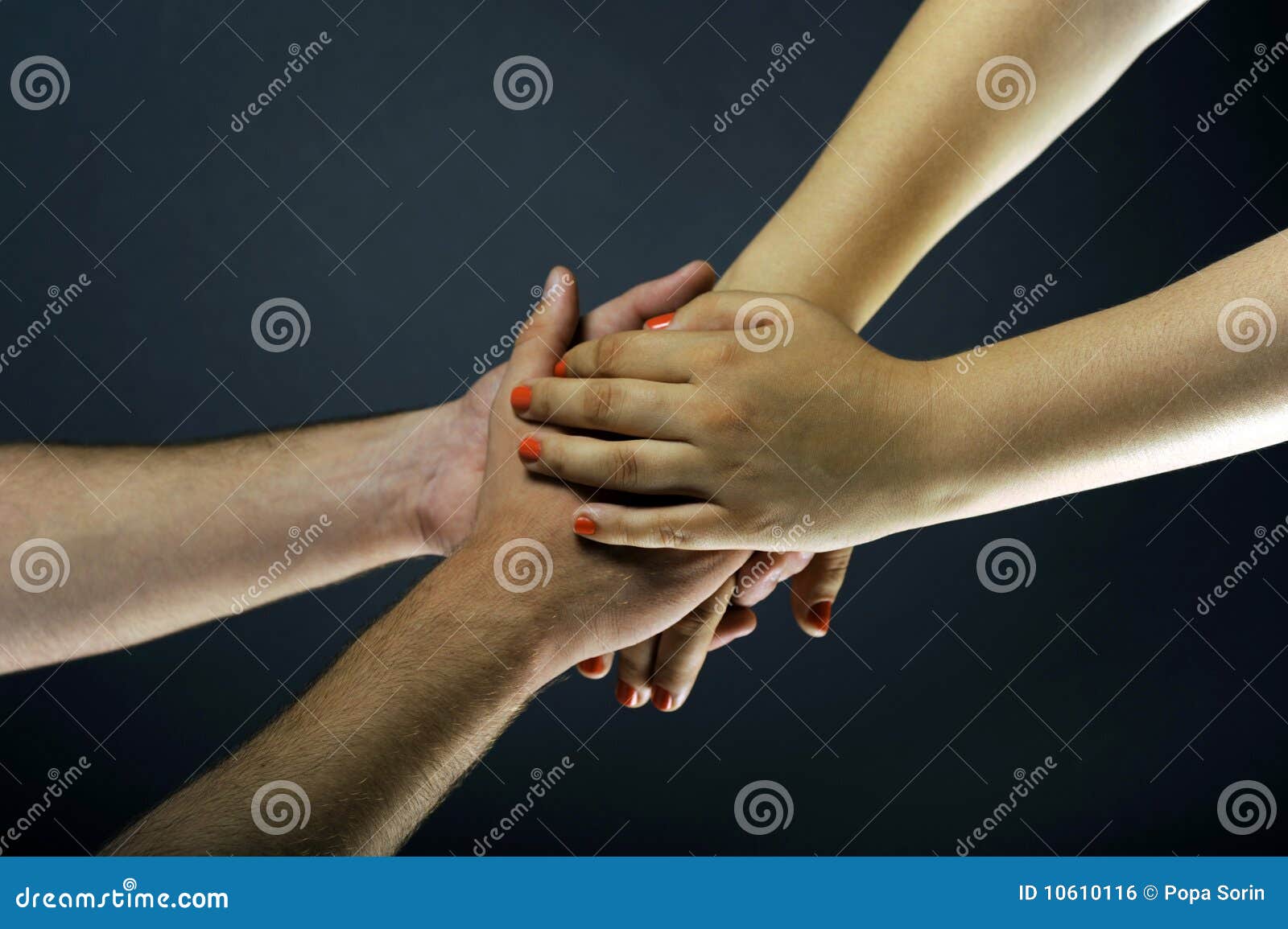 Caring Hands stock photo. Image of verbal, friends, model - 10610116