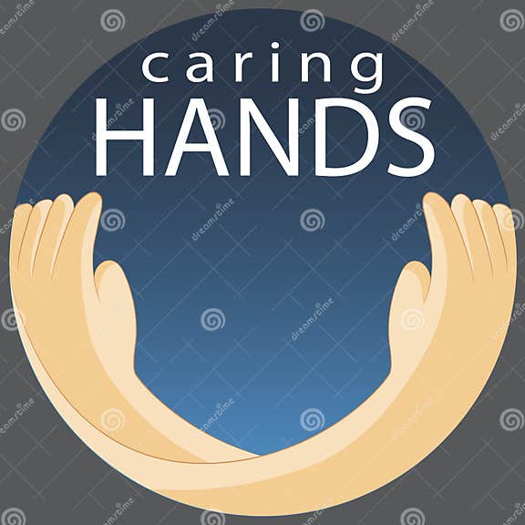 Caring Hands Symbol stock vector. Illustration of rescue - 99536392