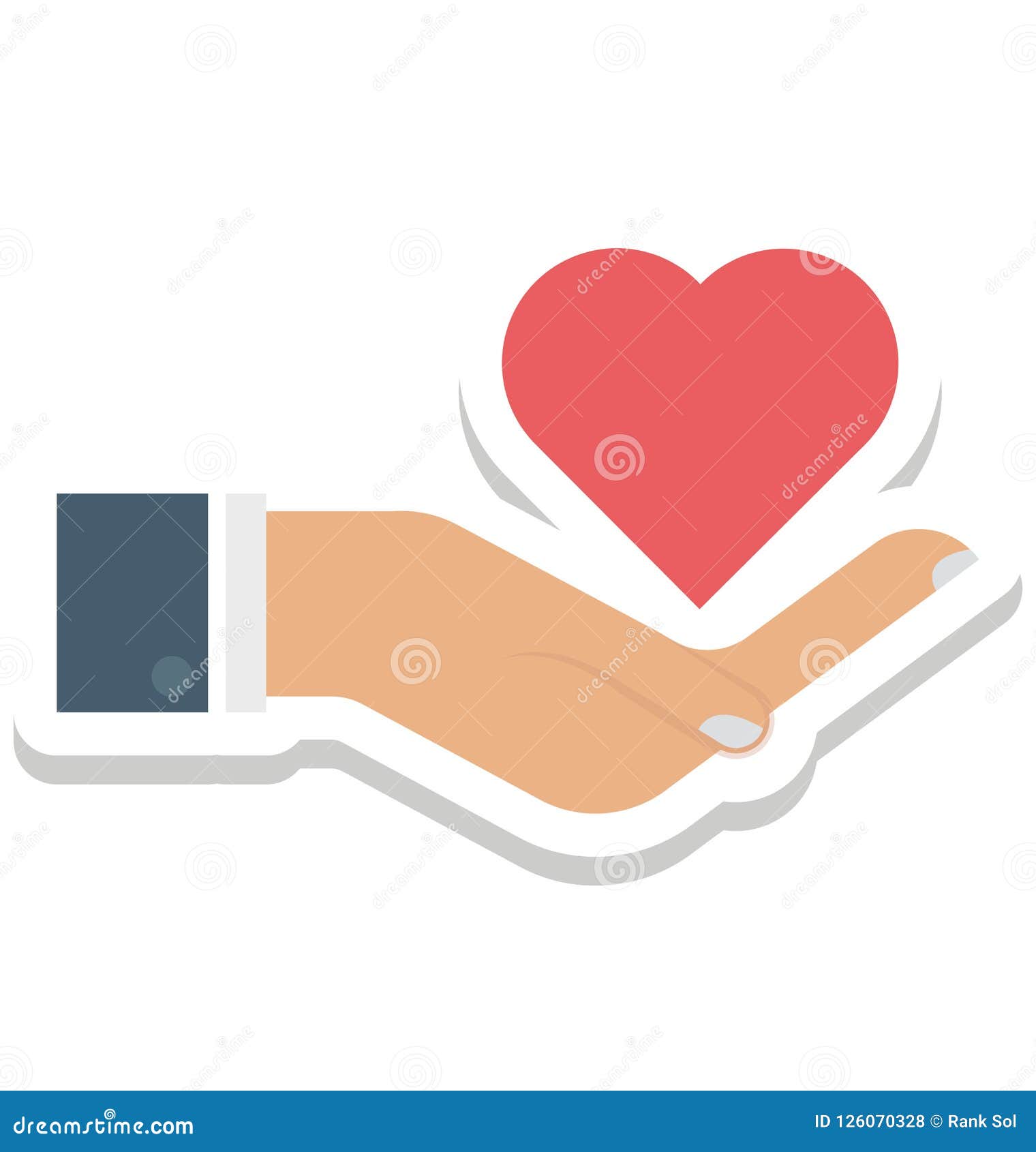 Caring, Loving Vector Icon Editable Stock Vector - Illustration of ...