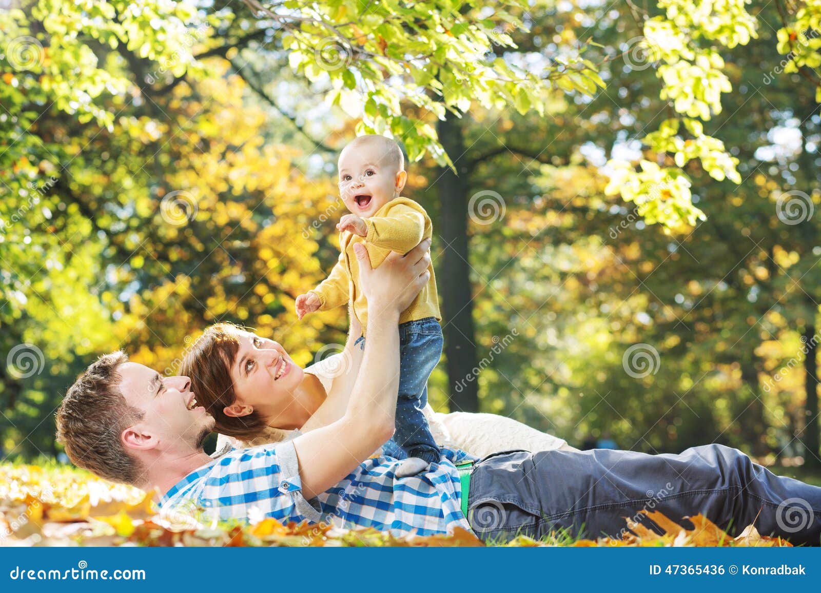 Caring Parents Looking after Baby Stock Photo - Image of freedom ...
