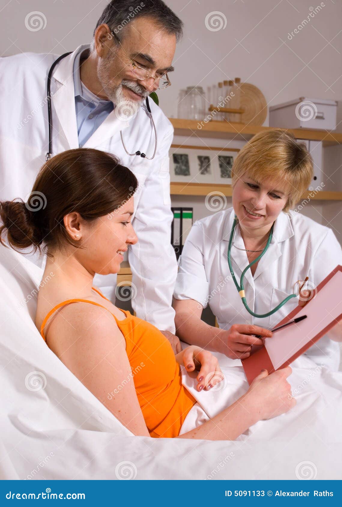 Caring professionals stock image. Image of cheerful, care - 5091133