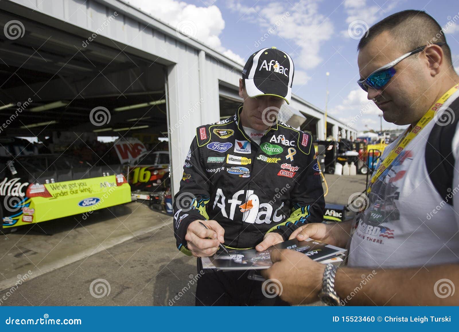 Carl Edwards Signs Autograph Editorial Image - Image of motorsports ...