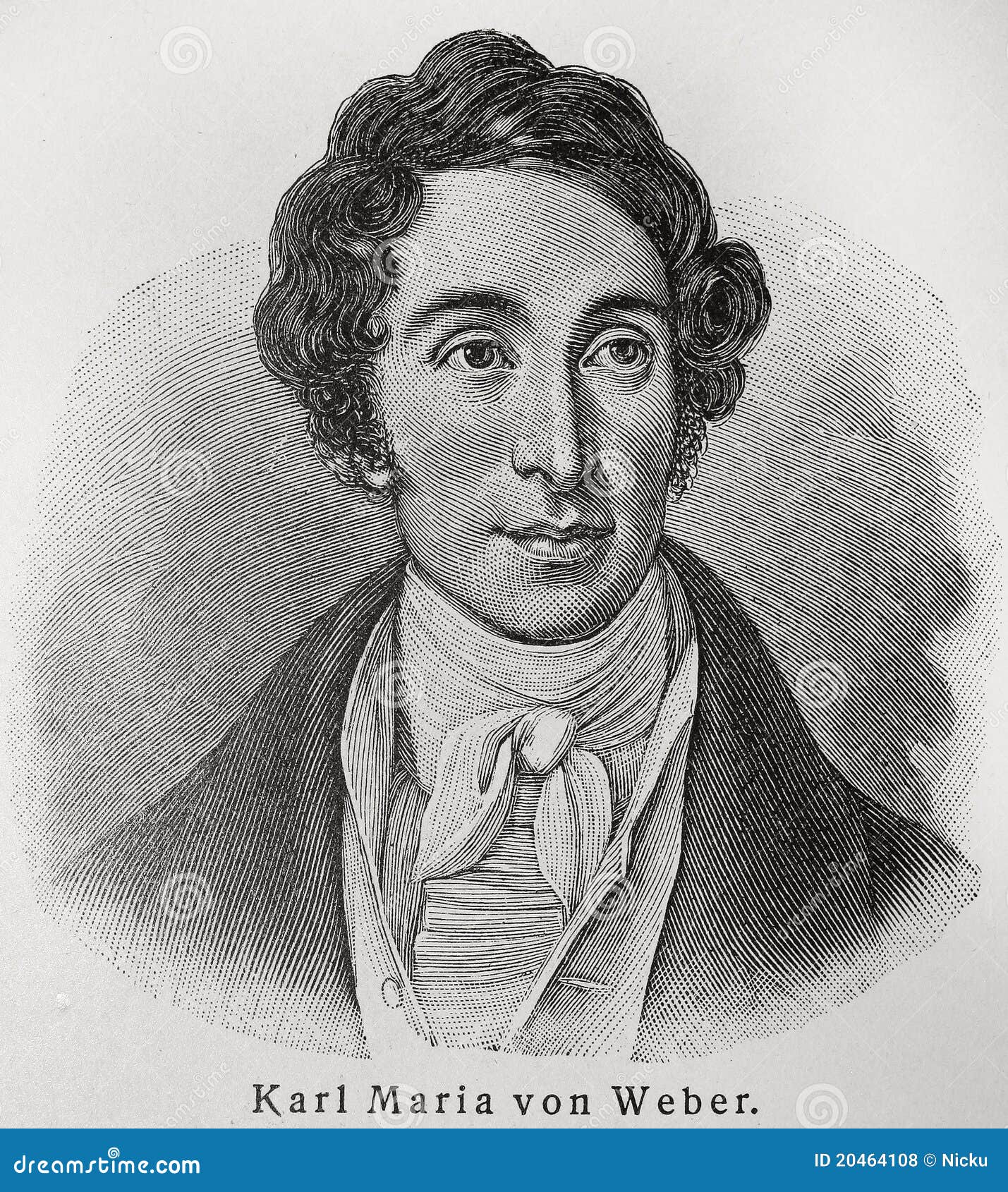 Carl Maria von Weber foto de archivo editorial. Imagen de musical ...