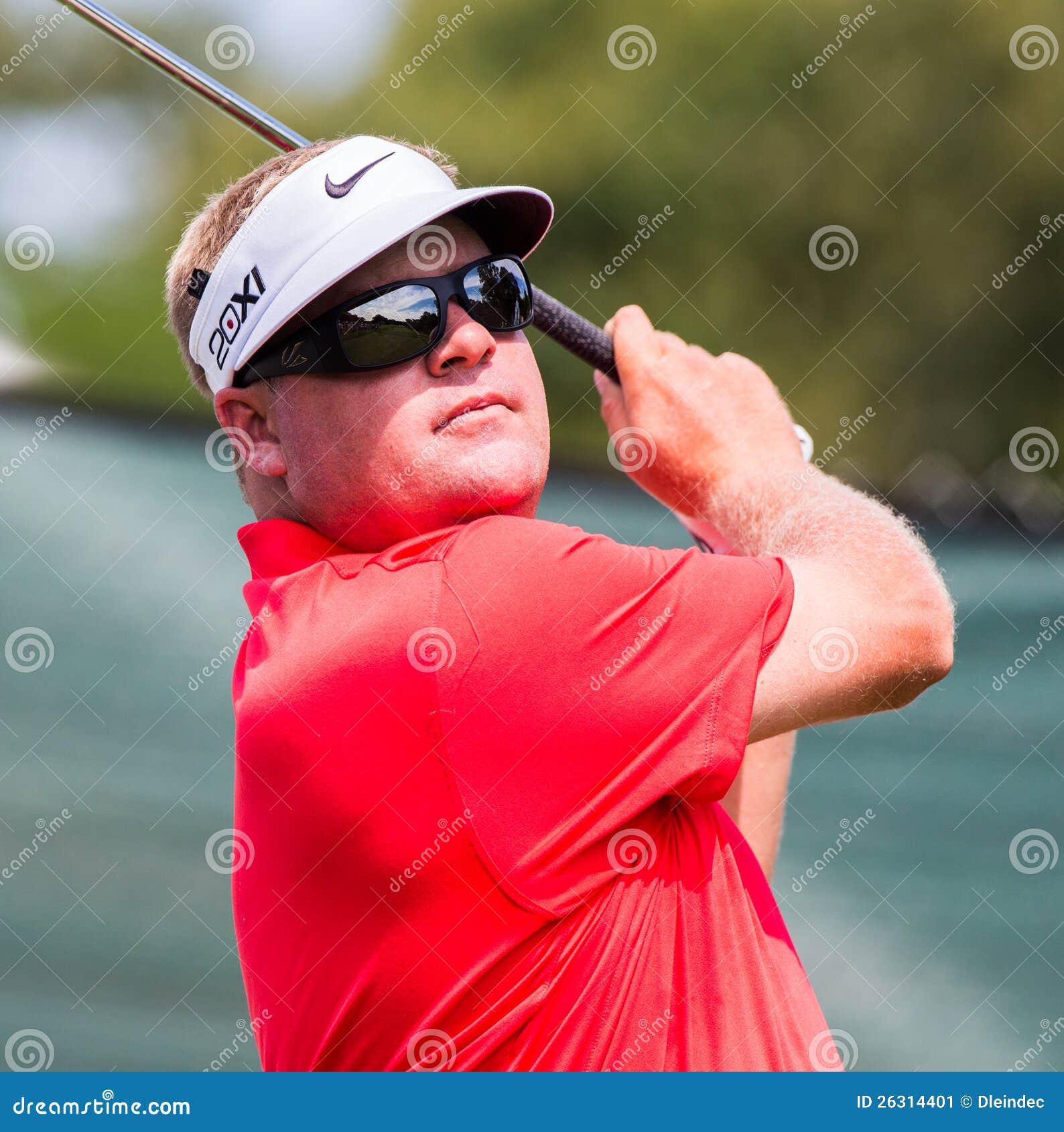 Carl Pettersson at the 2012 Barclays Editorial Photo - Image of drive ...